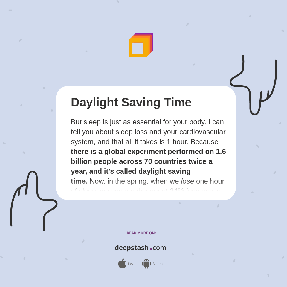 Daylight Saving Time - Deepstash