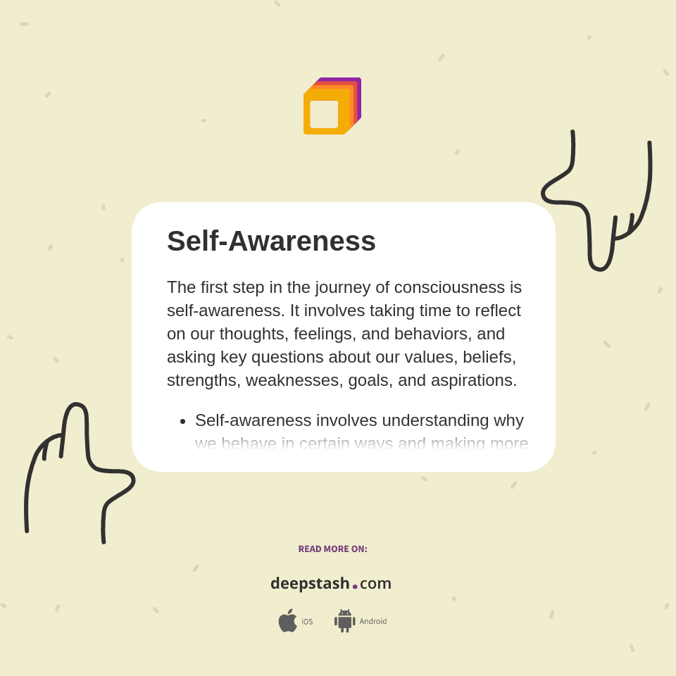 Self-Awareness - Deepstash