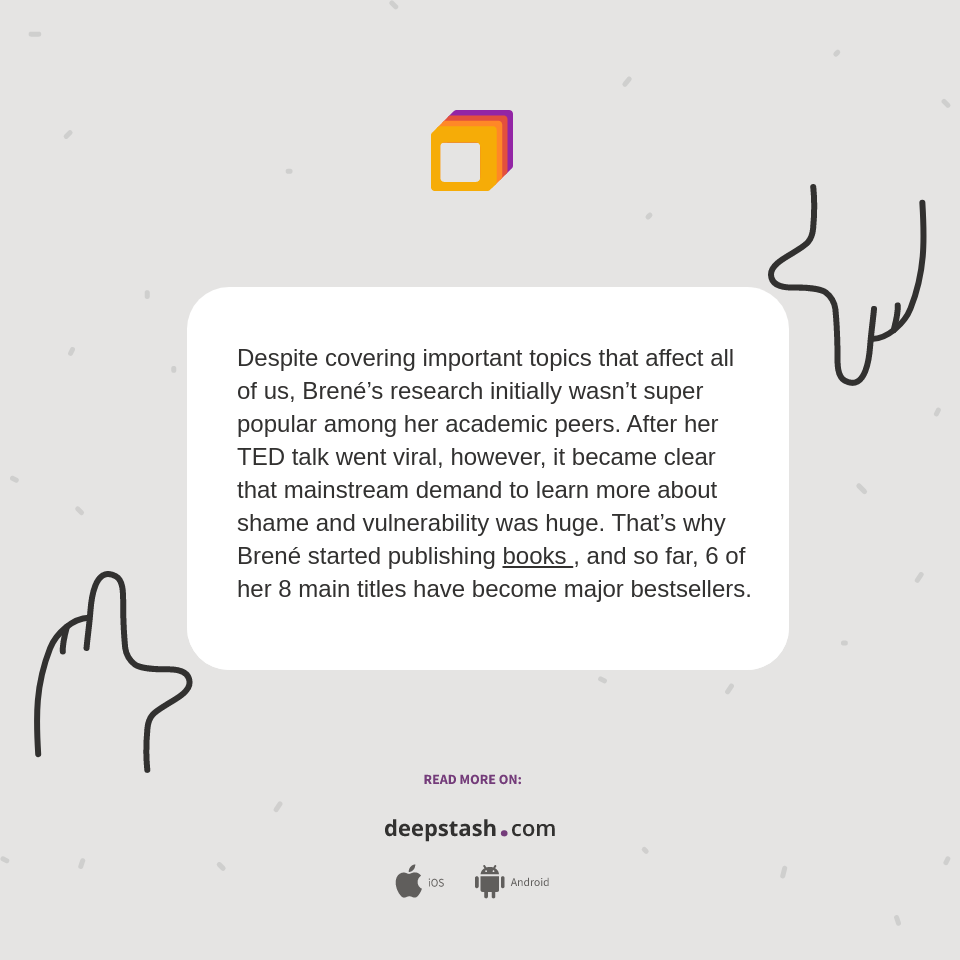 Despite covering important topics that affect all of us,... - Deepstash