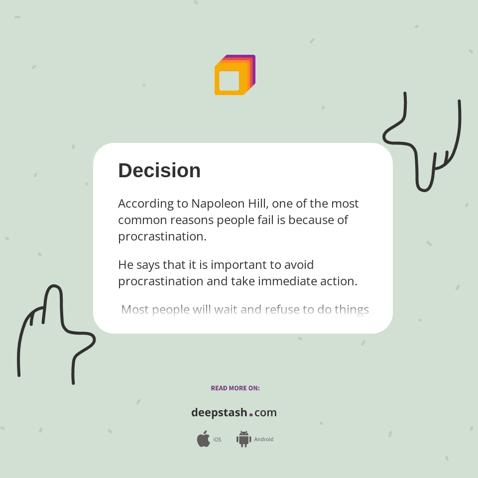 Decision - Deepstash