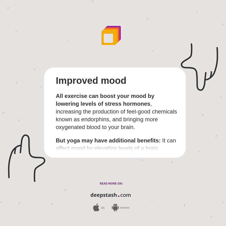 Improved mood - Deepstash