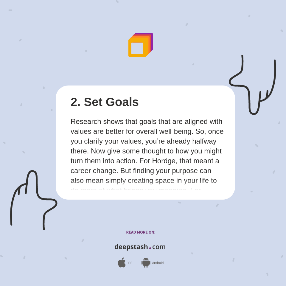 2. Set Goals - Deepstash