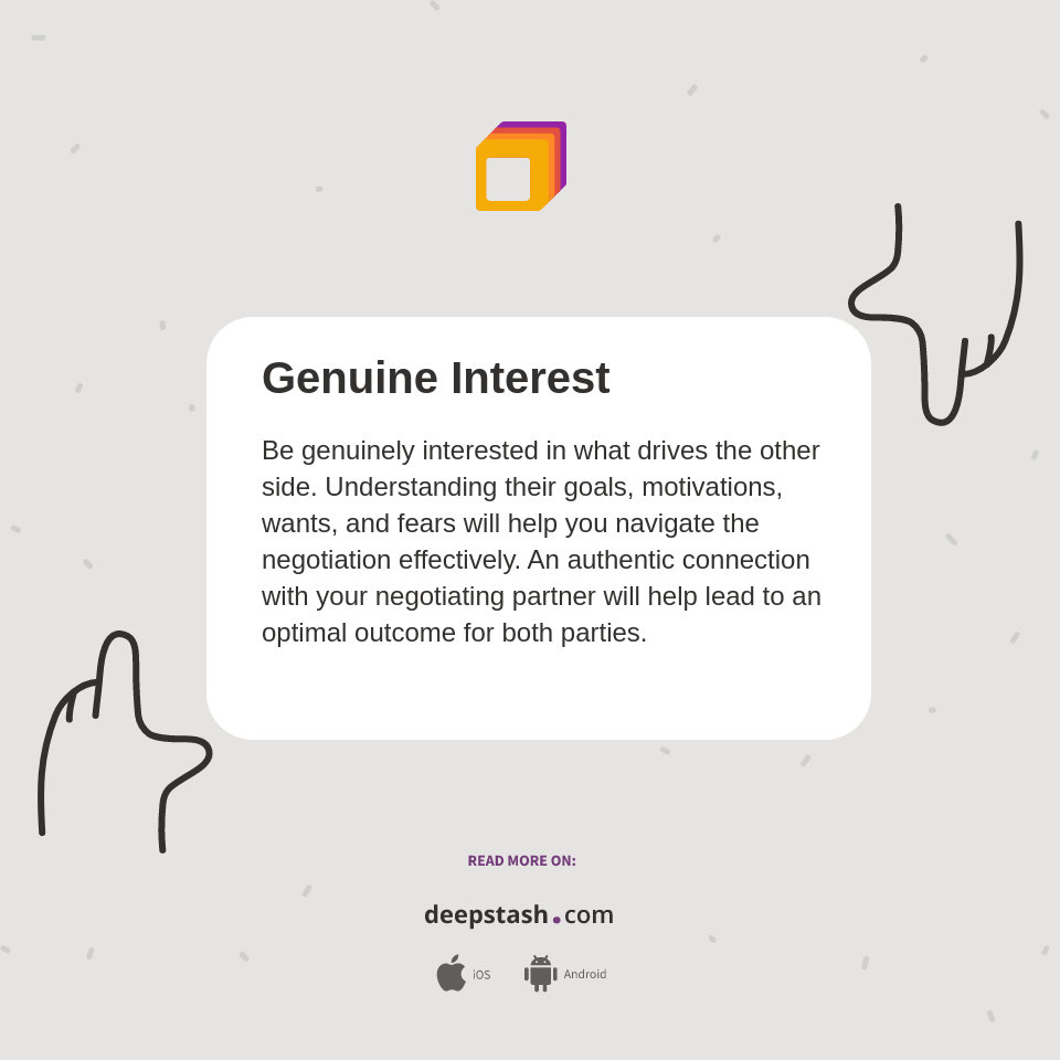 Genuine Interest - Deepstash