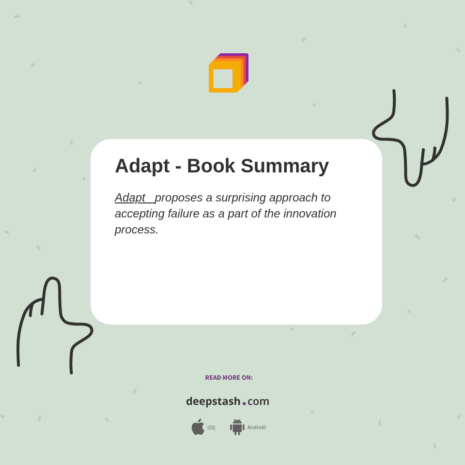 Adapt - Book Summary - Deepstash