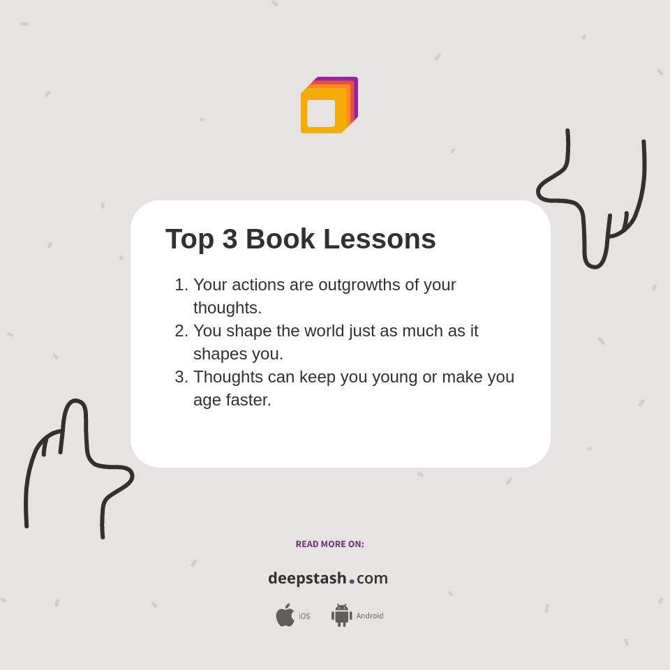 Top 3 Book Lessons - Deepstash