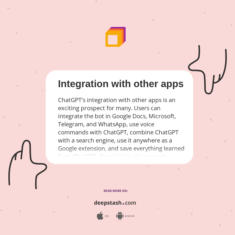 Integration with other apps - Deepstash