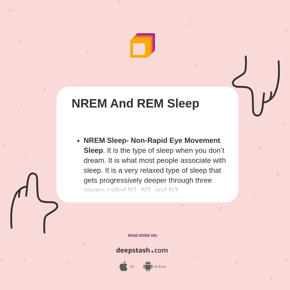 NREM And REM Sleep - Deepstash