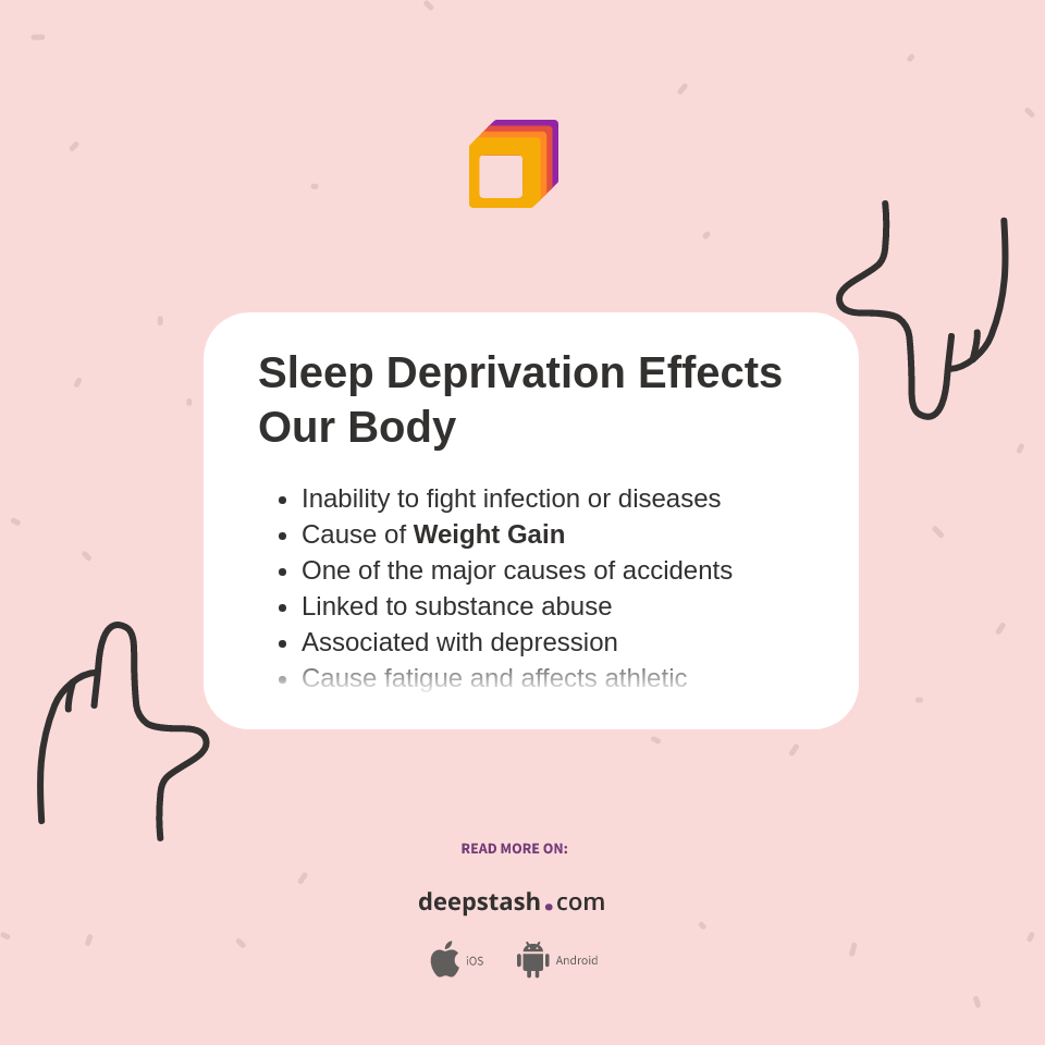 Sleep Deprivation Effects Our Body - Deepstash