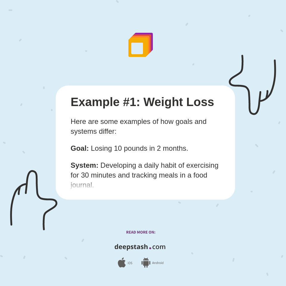 Example #1: Weight Loss - Deepstash