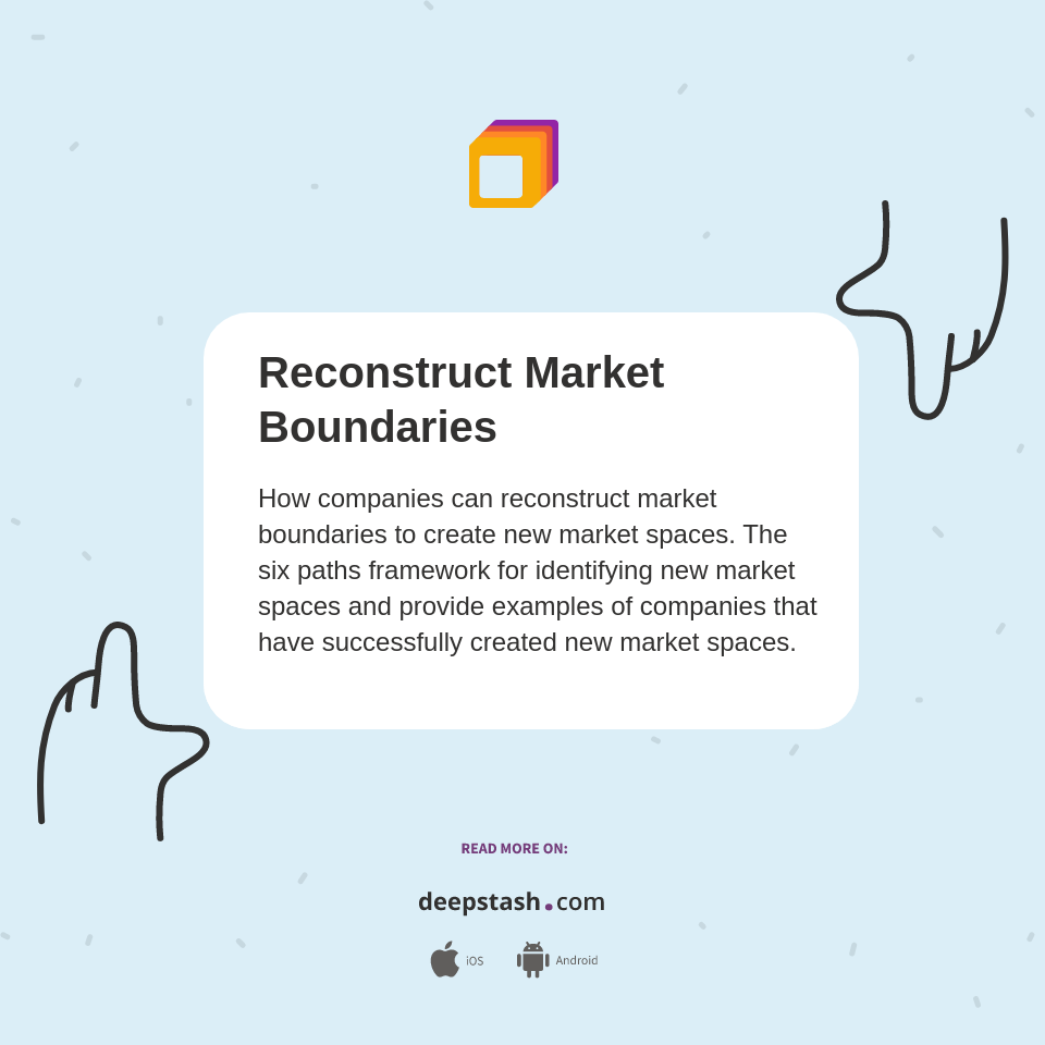 Reconstruct Market Boundaries - Deepstash