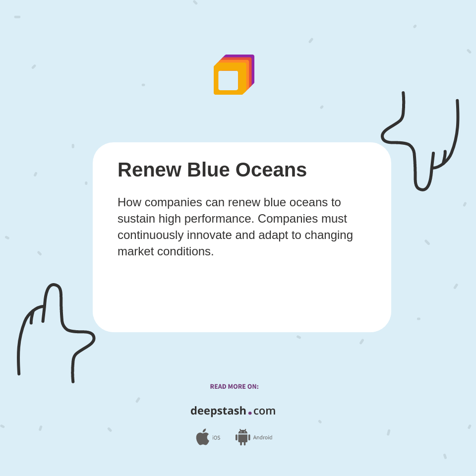 Renew Blue Oceans - Deepstash