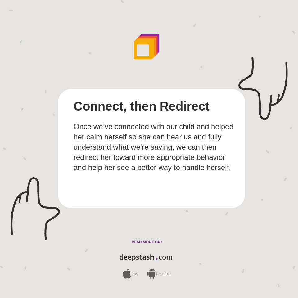 Connect, then Redirect - Deepstash