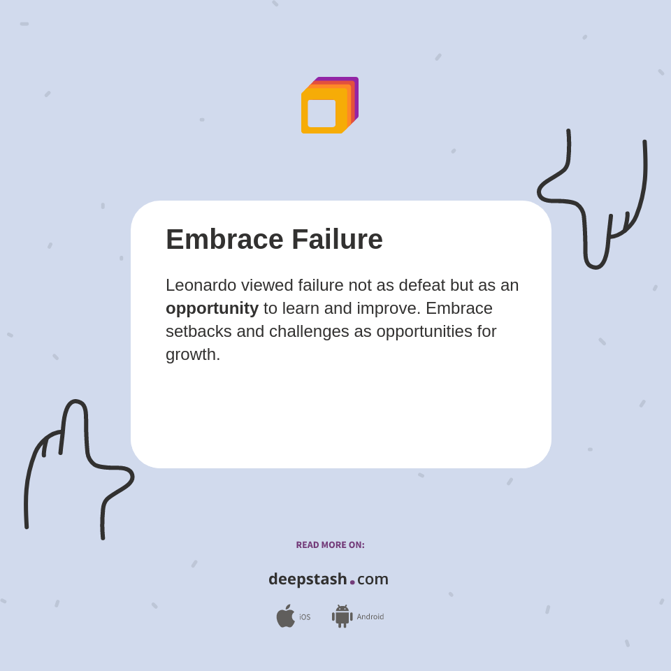 Embrace Failure - Deepstash