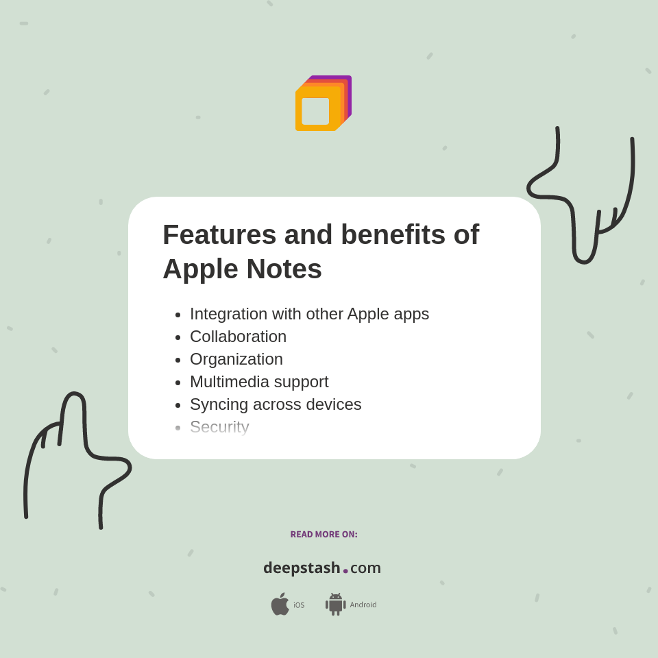 Features and benefits of Apple Notes - Deepstash