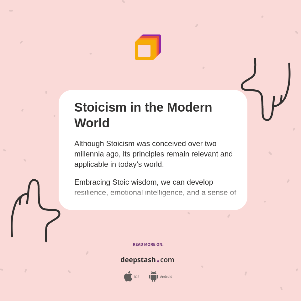 Stoicism in the Modern World - Deepstash