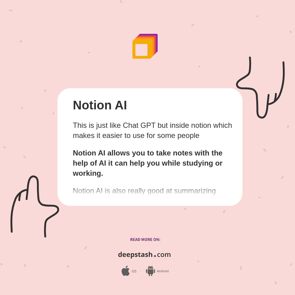 Notion AI - Deepstash