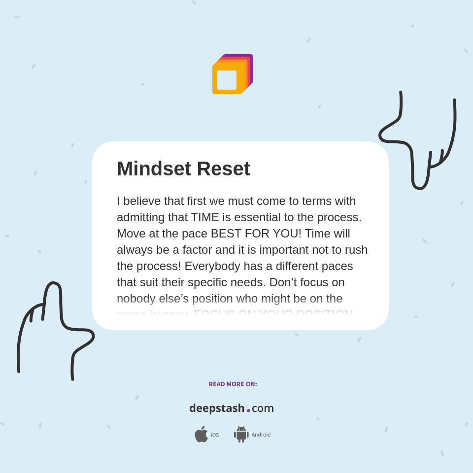 Mindset Reset - Deepstash