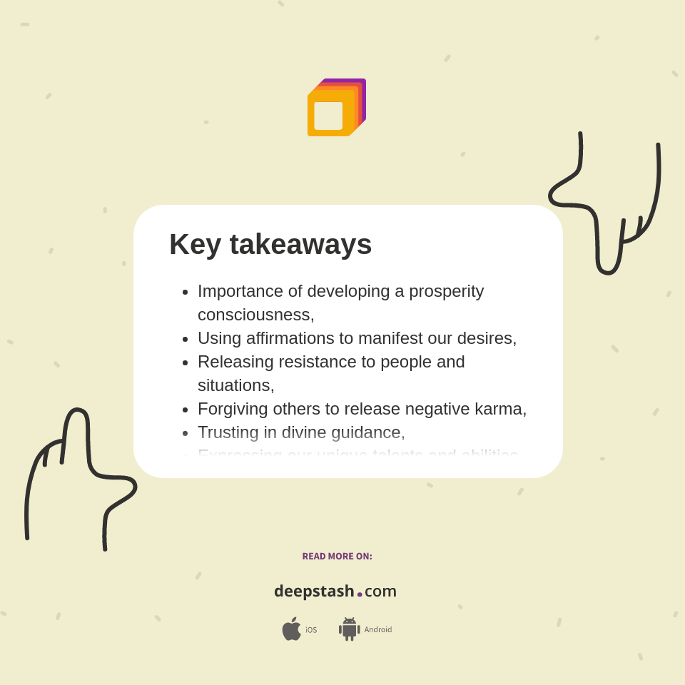 Key takeaways - Deepstash