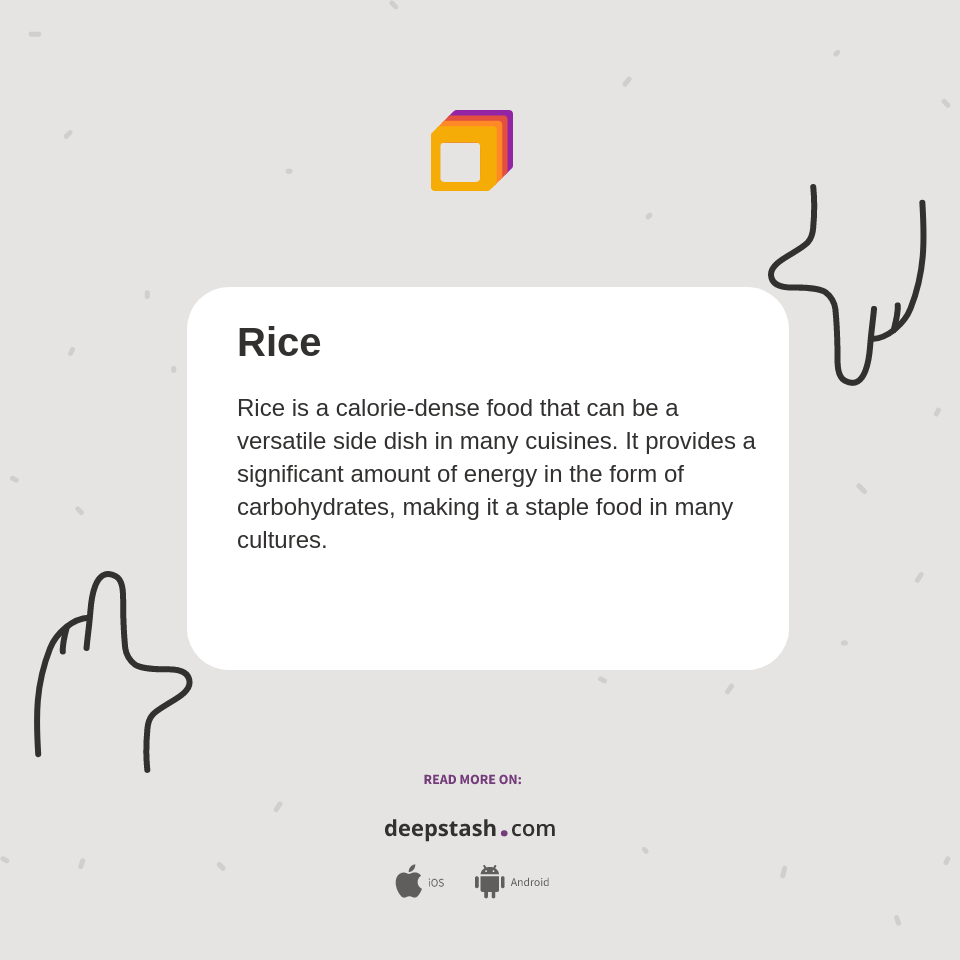Rice - Deepstash