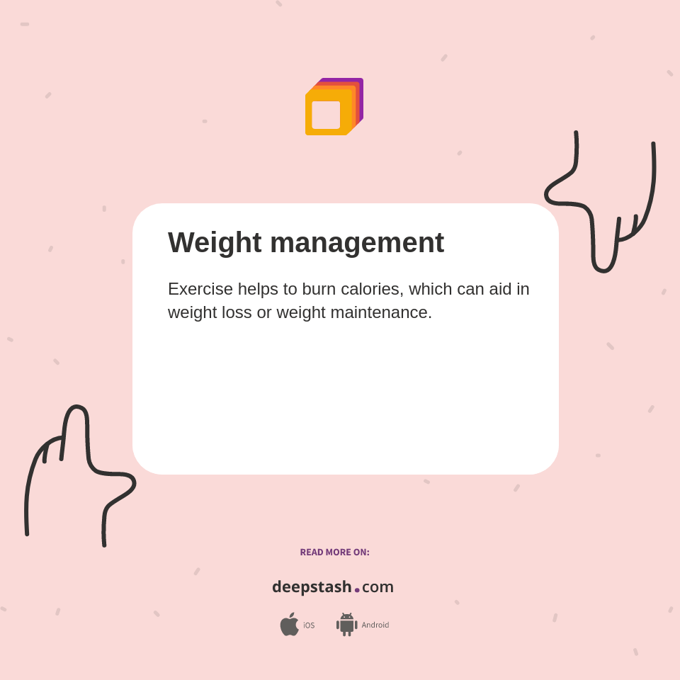 Weight management - Deepstash