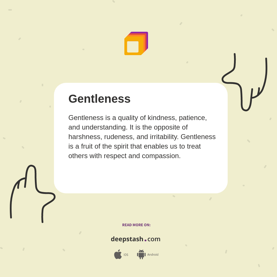 Gentleness - Deepstash