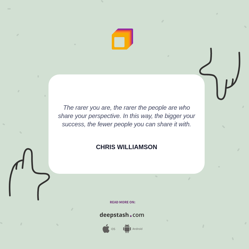 Quote by CHRIS WILLIAMSON - Deepstash