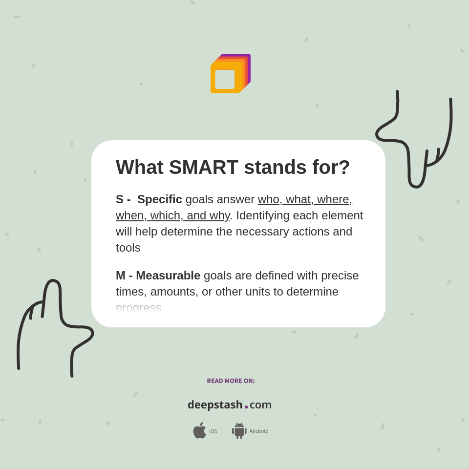 What SMART stands for? - Deepstash