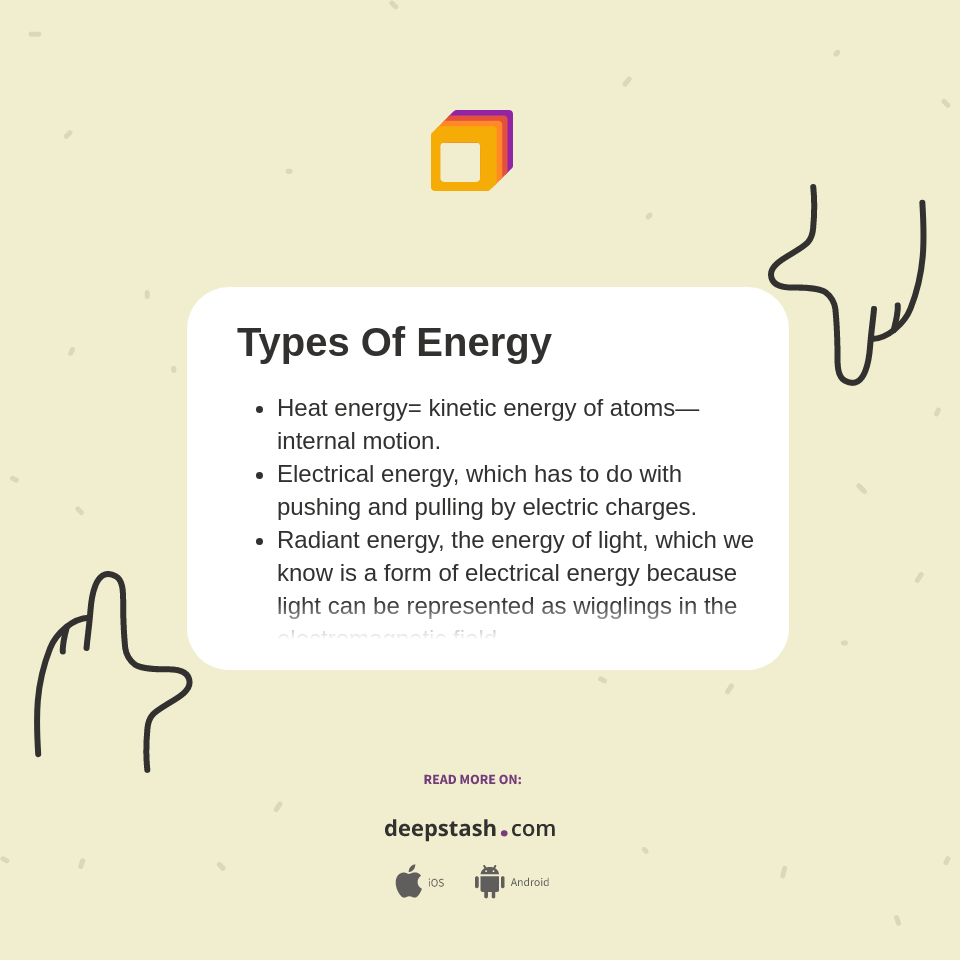 Types Of Energy - Deepstash