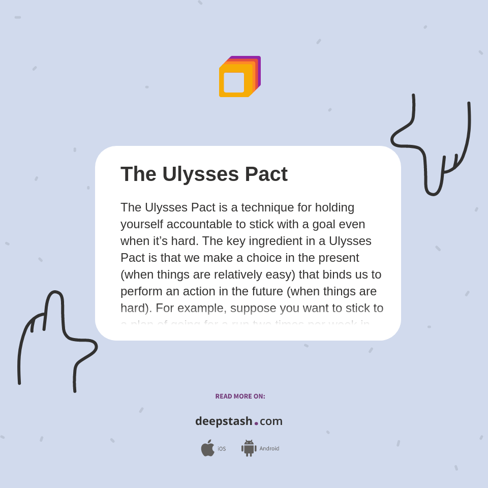 The Ulysses Pact - Deepstash