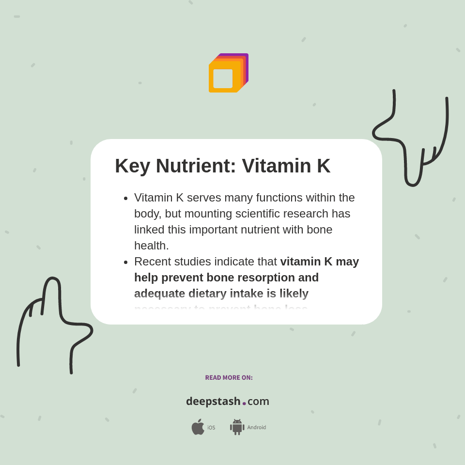 Key Nutrient: Vitamin K - Deepstash