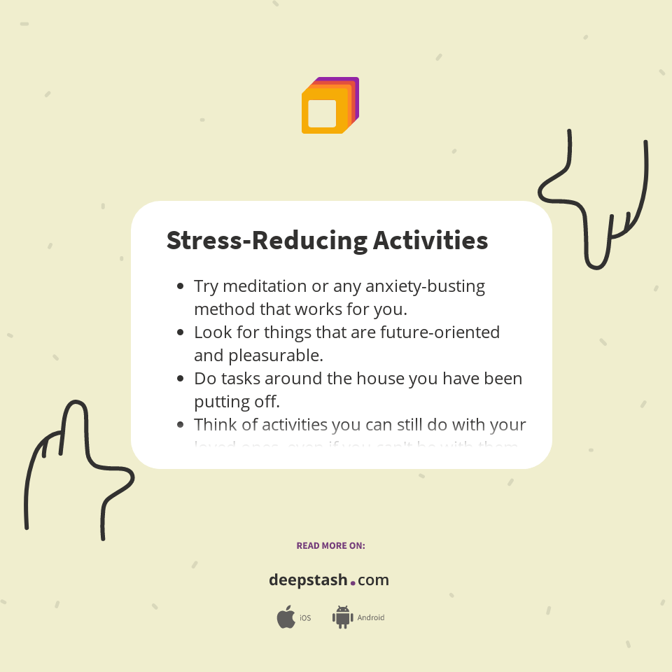 Stress-Reducing Activities - Deepstash
