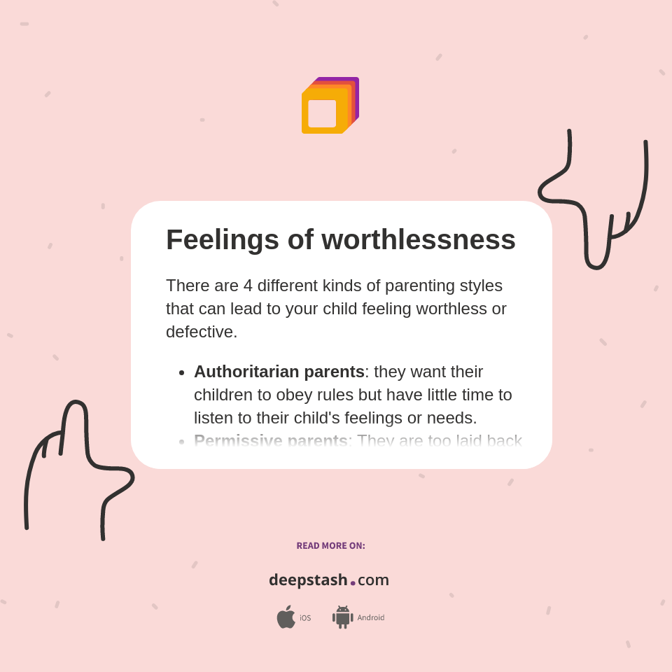 Feelings of worthlessness - Deepstash