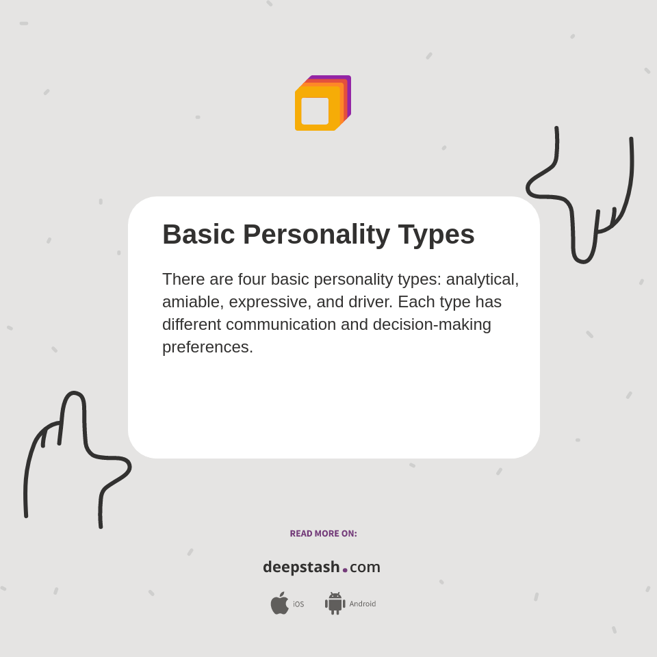 Basic Personality Types - Deepstash