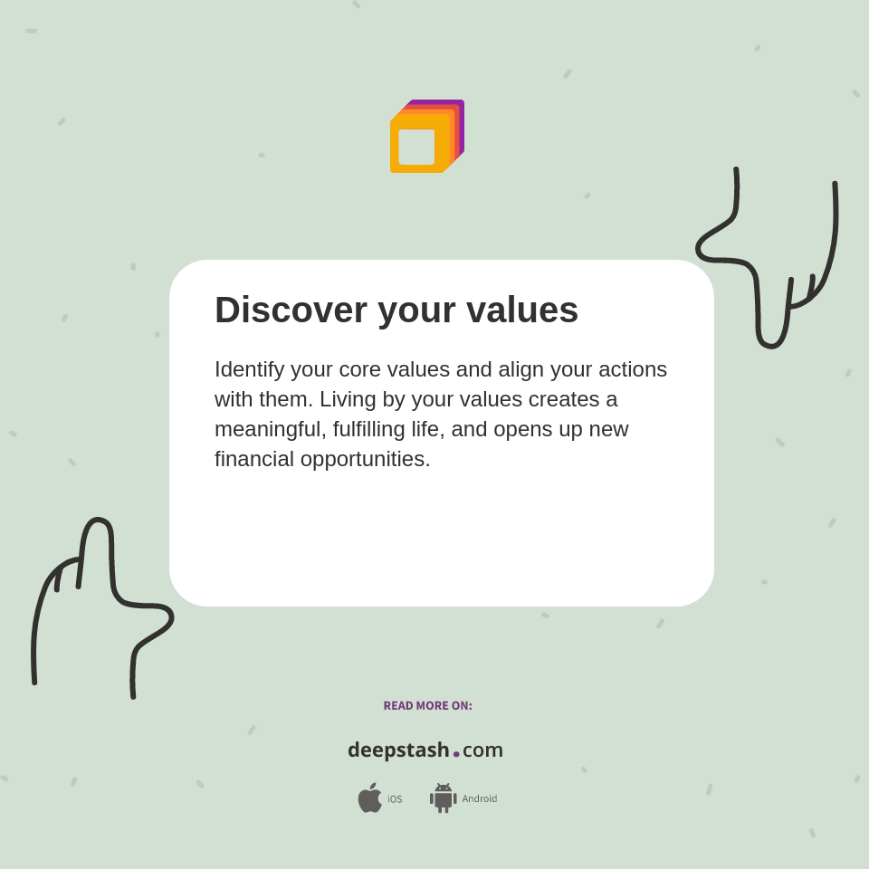 Discover your values - Deepstash