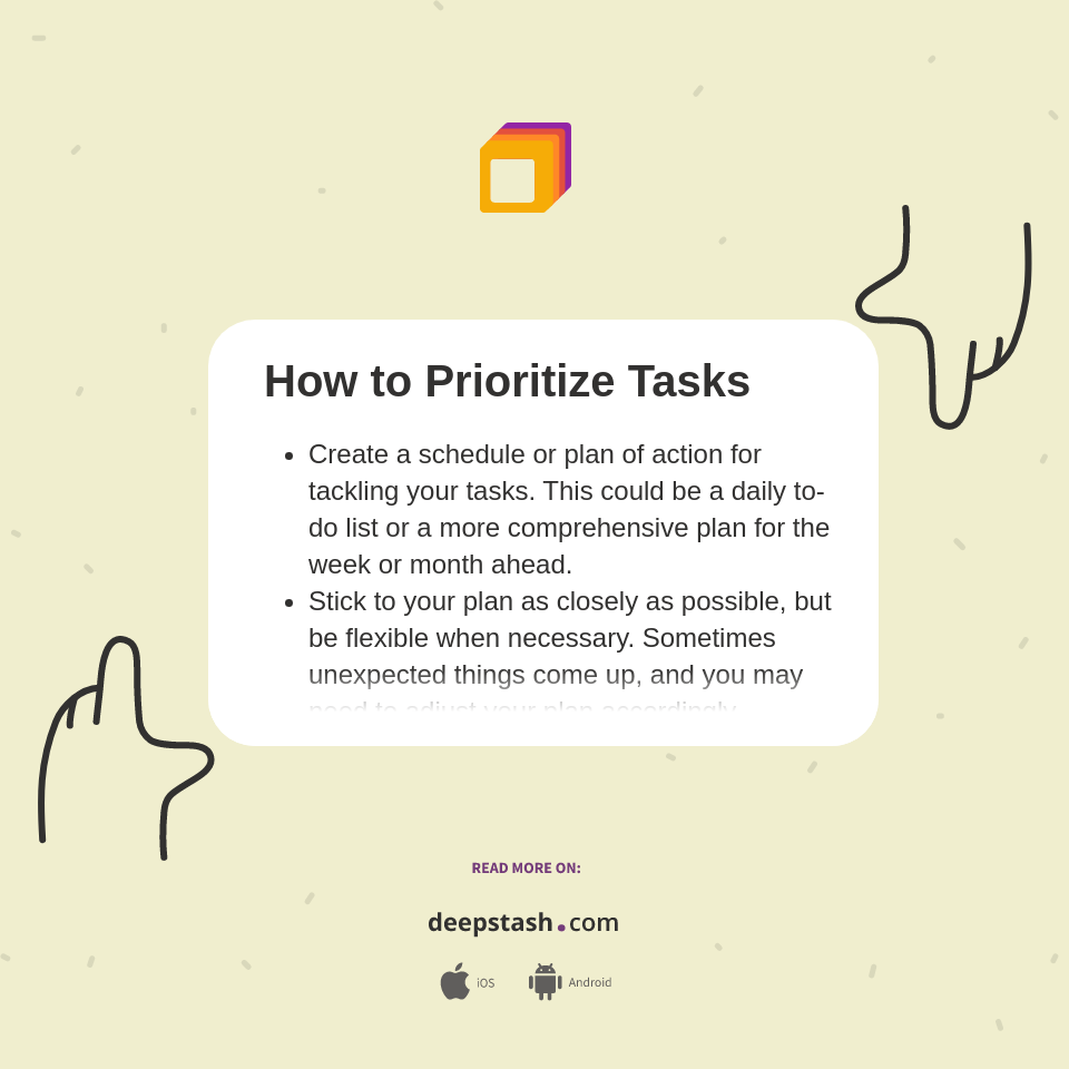 How to Prioritize Tasks - Deepstash