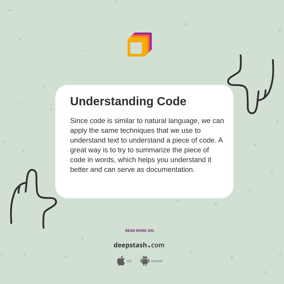 Understanding Code - Deepstash