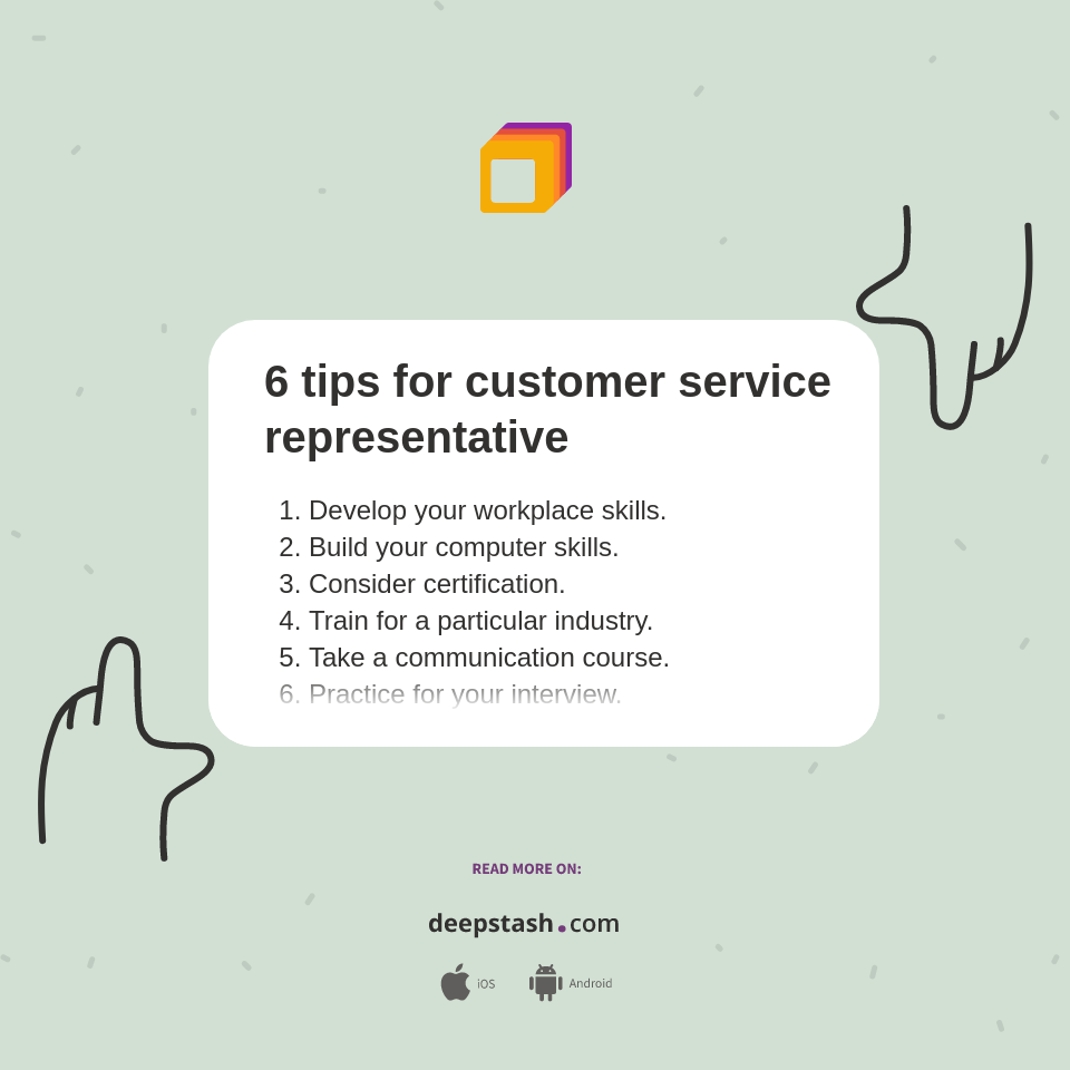 6 tips for customer service representative - Deepstash