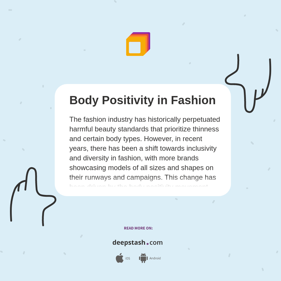 Body Positivity in Fashion - Deepstash