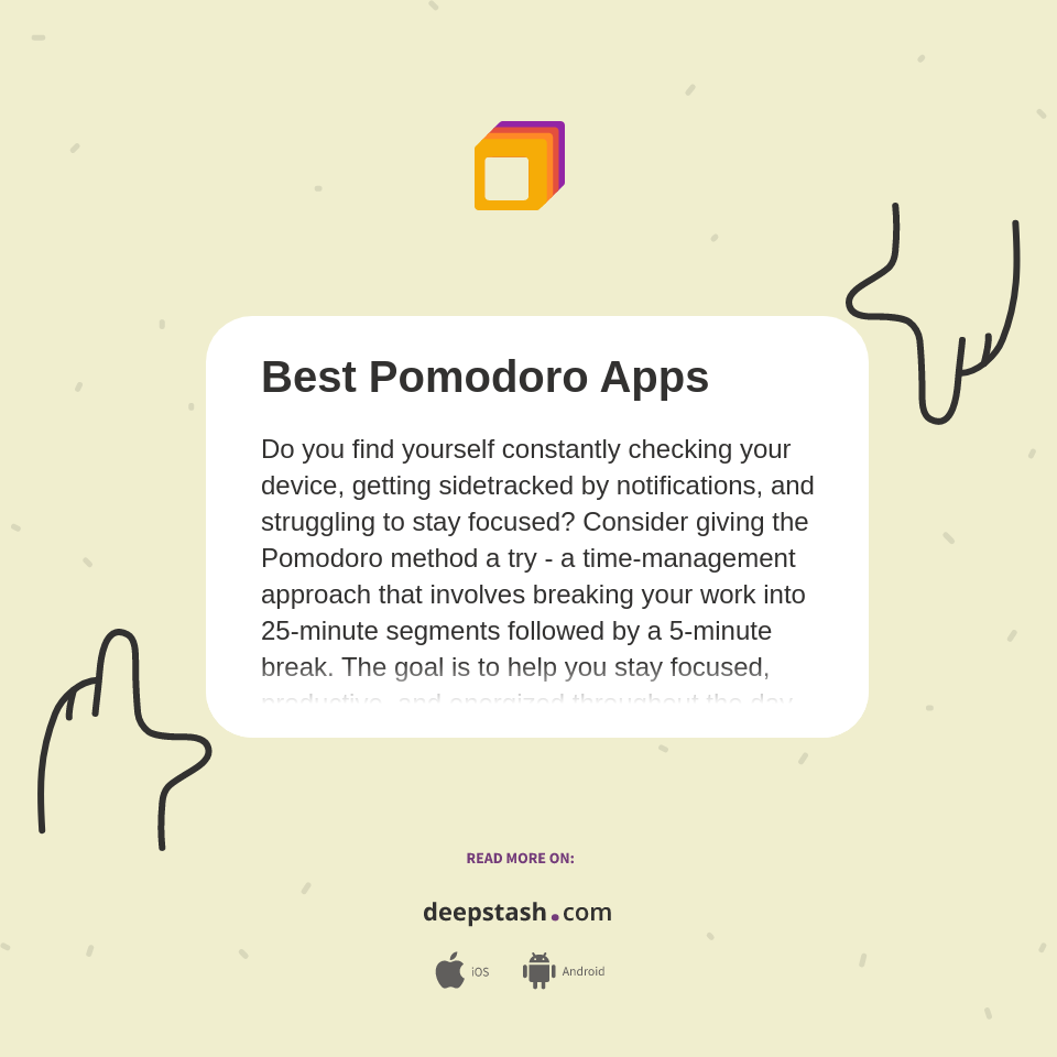Best Pomodoro Apps - Deepstash