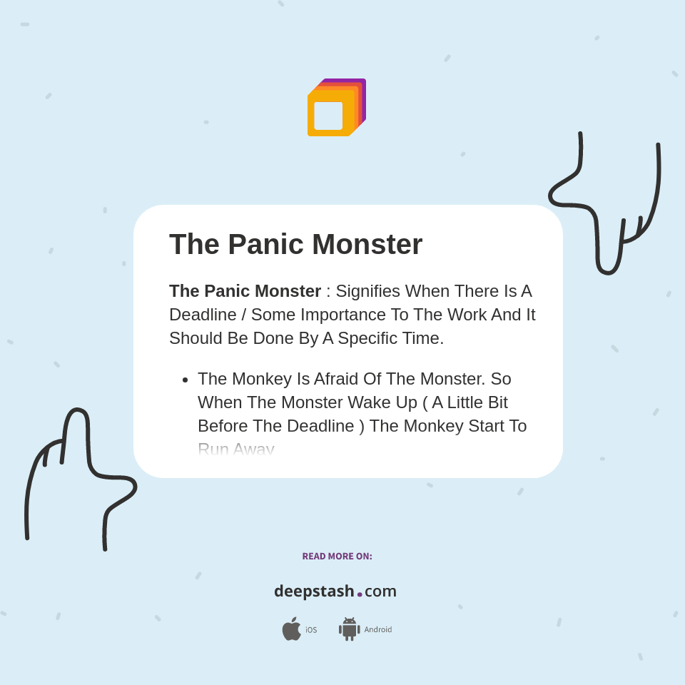 The Panic Monster - Deepstash