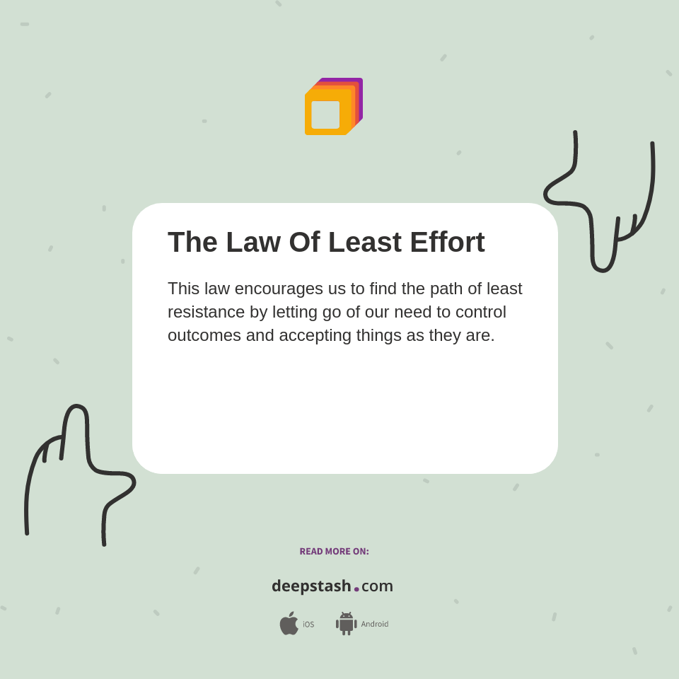 The Law Of Least Effort - Deepstash