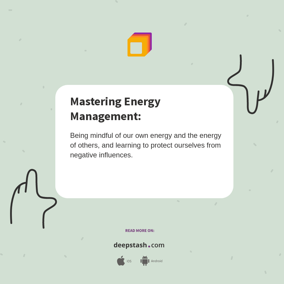 Mastering Energy Management: - Deepstash
