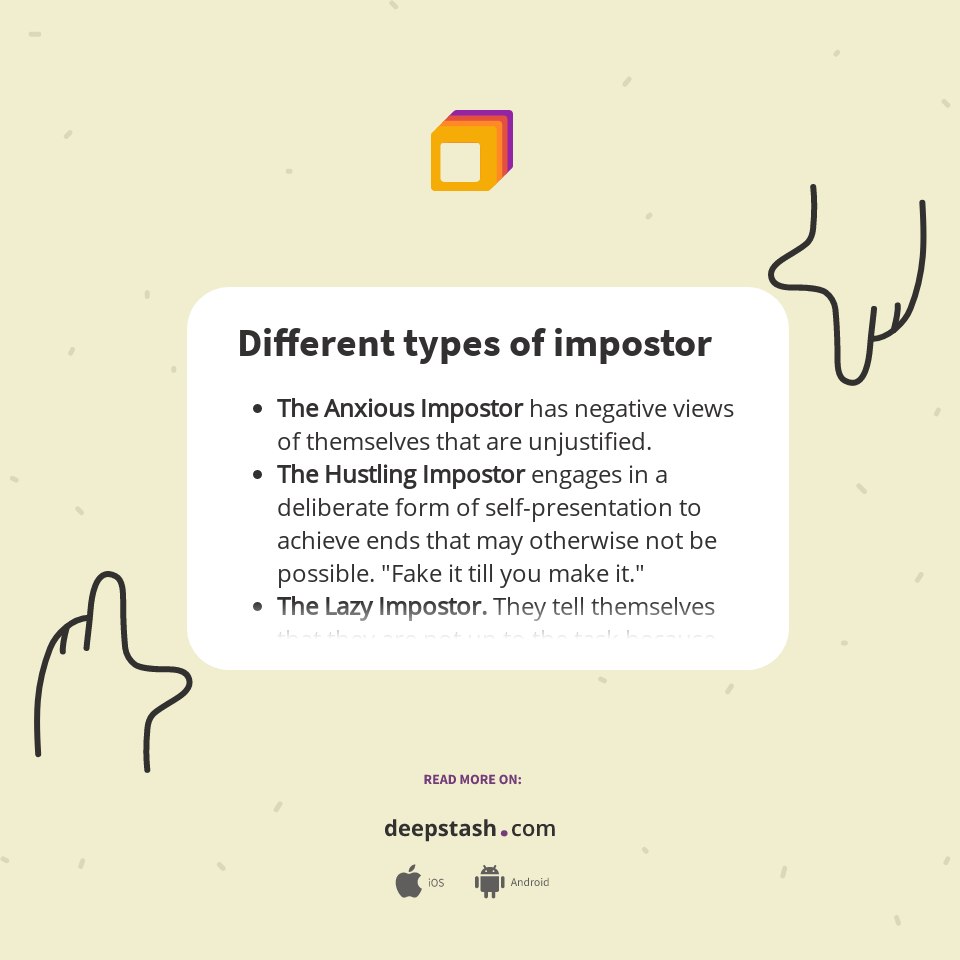 Different types of impostor - Deepstash