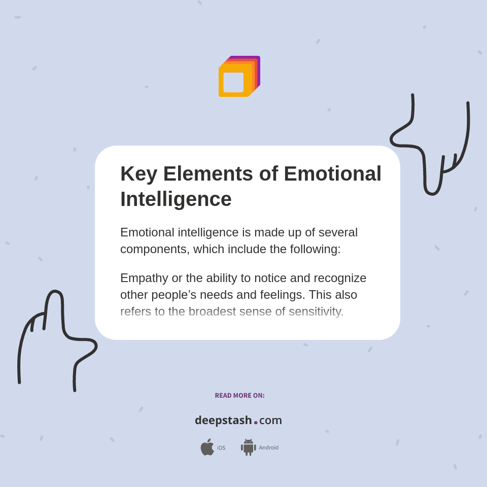 Key Elements of Emotional Intelligence - Deepstash