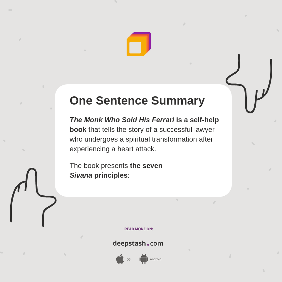 One Sentence Summary Deepstash one-sentence-summary-deepstash
