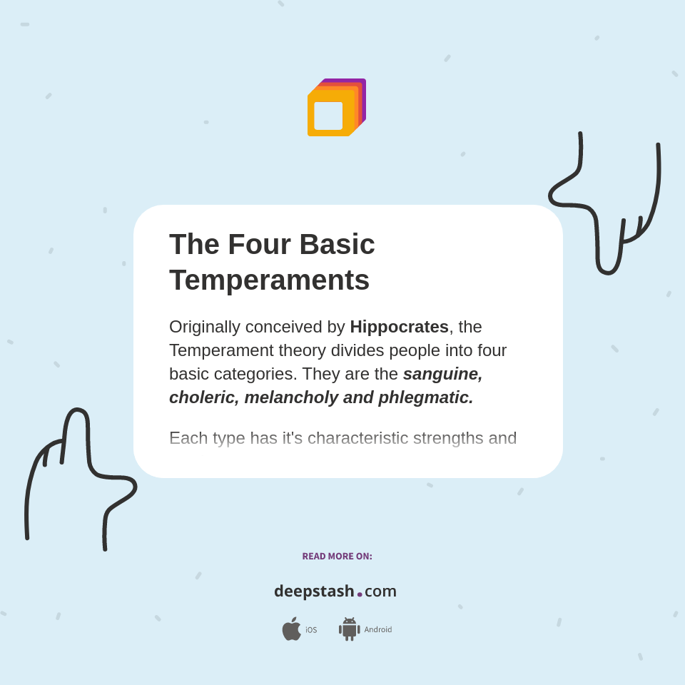 The Four Basic Temperaments - Deepstash