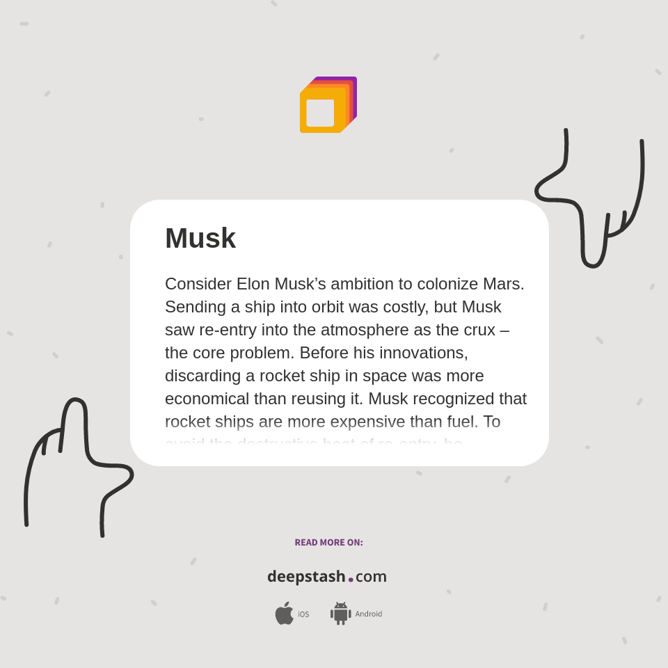 Musk - Deepstash