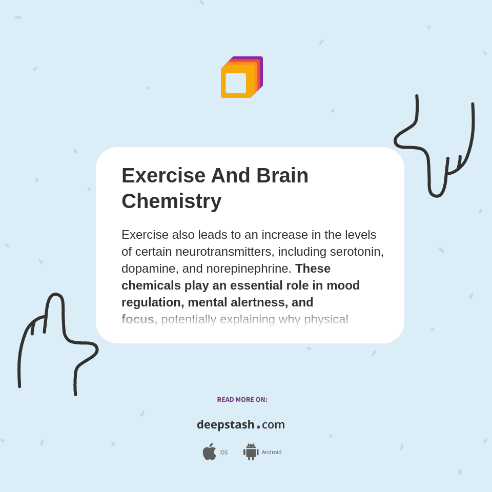 Exercise And Brain Chemistry - Deepstash
