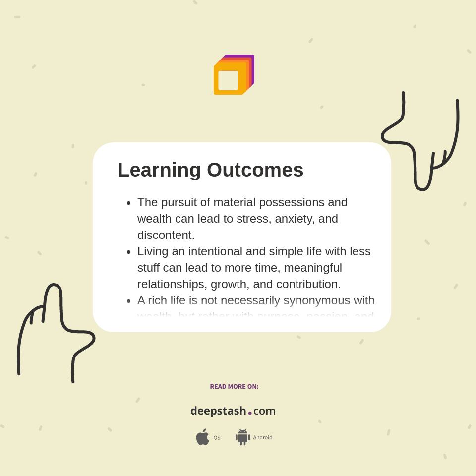 Learning Outcomes - Deepstash