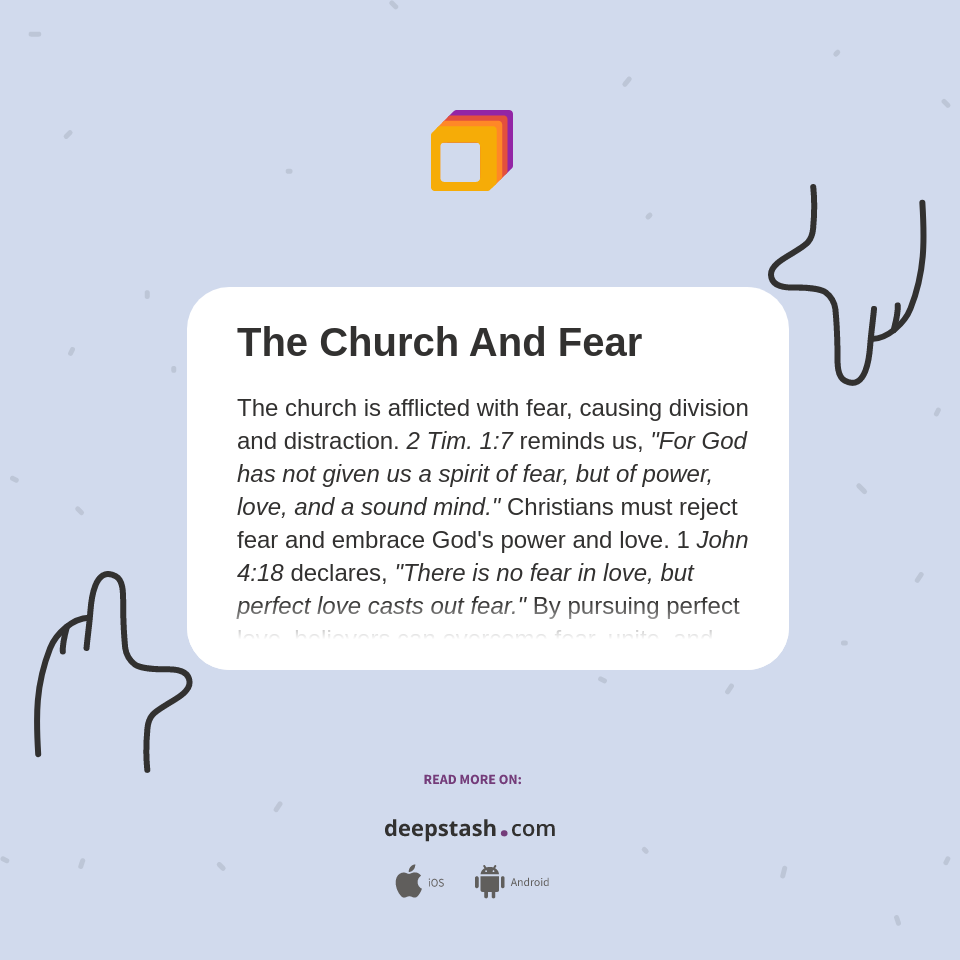 The Church And Fear - Deepstash